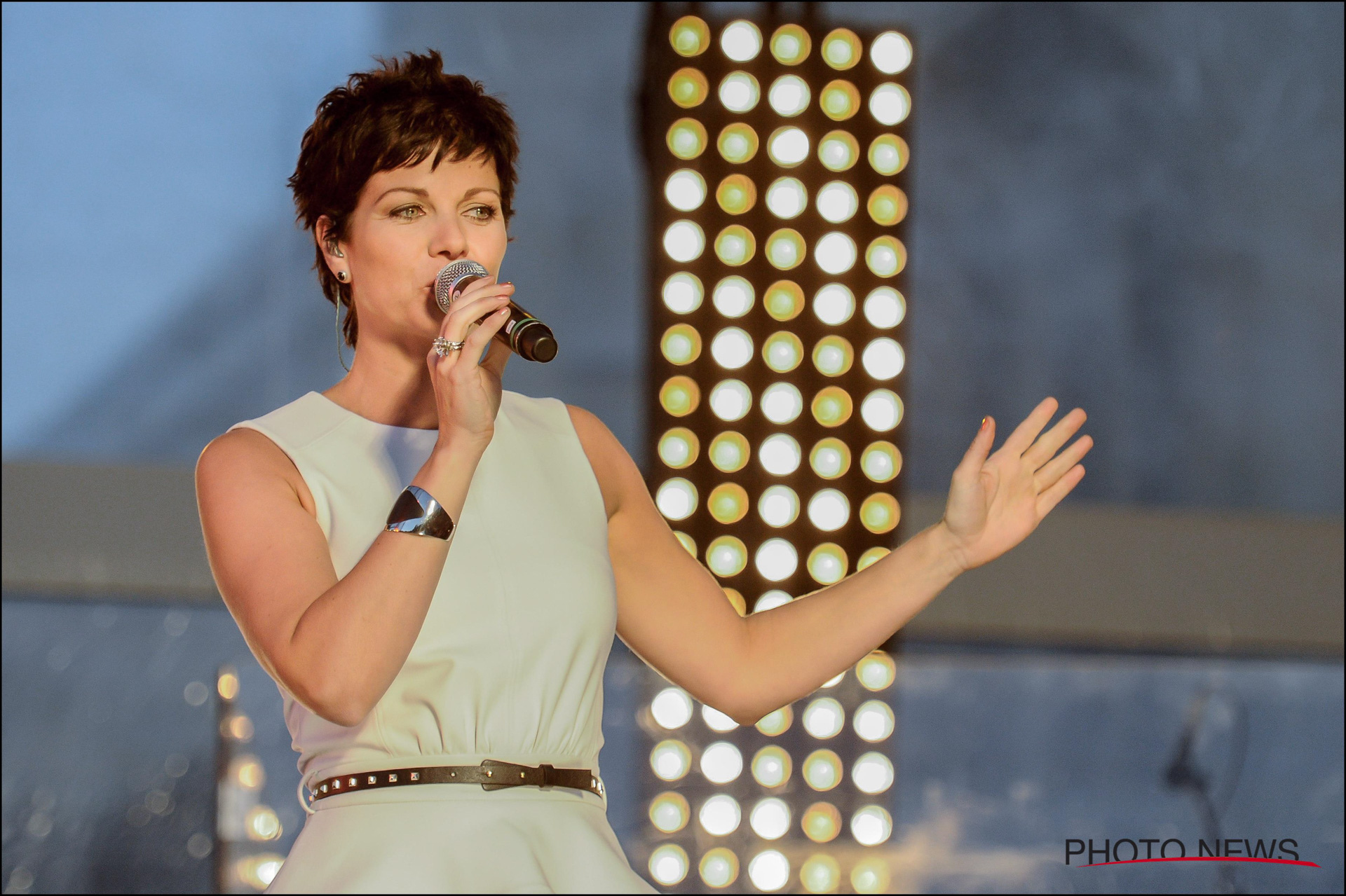 Hier geniet Geena Lisa van vakantie