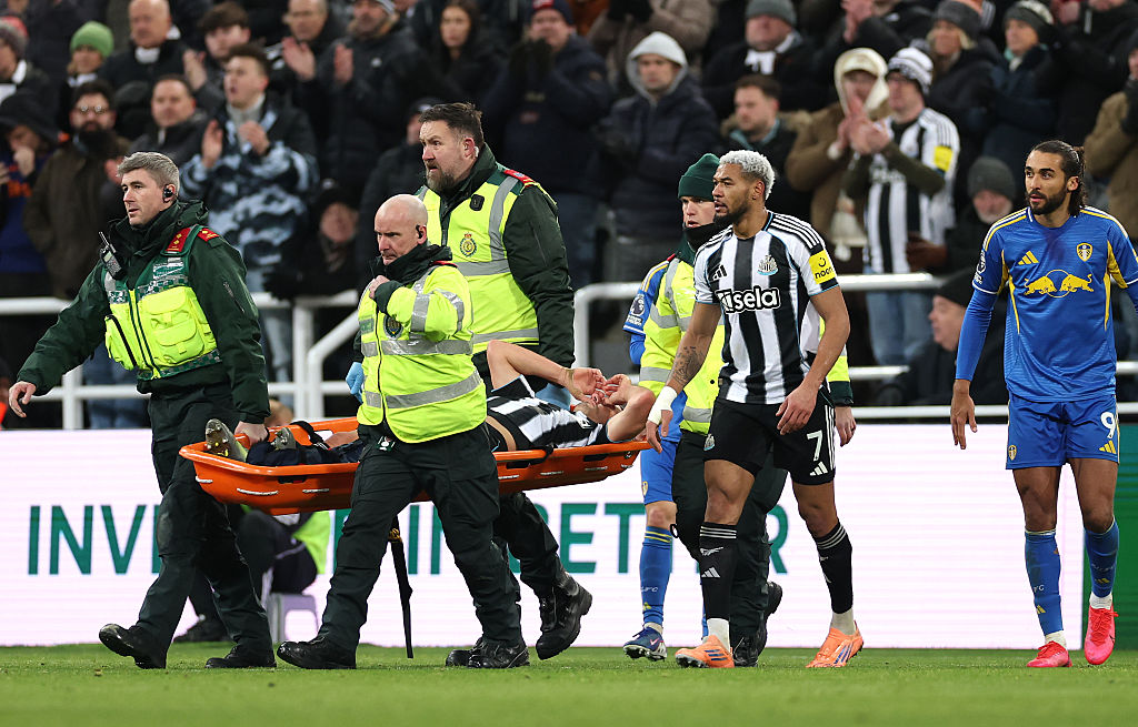 Newcastle United star posts photo in hospital bed after undergoing surgery