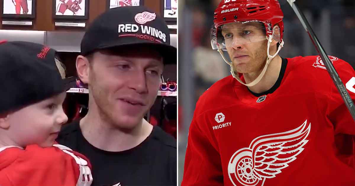 Patrick Kane’s son steals the show after dad’s 500th goal