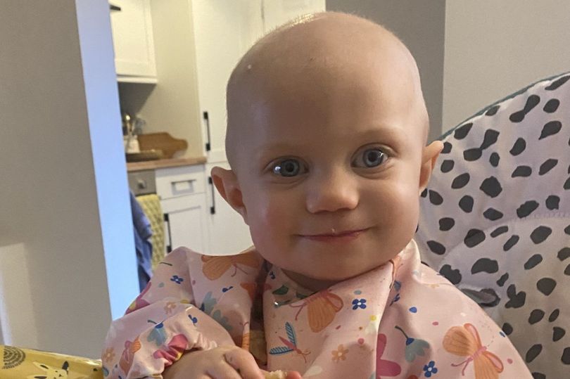 Sign in girl's eye led to diagnosis causing mum to 'fall to floor'