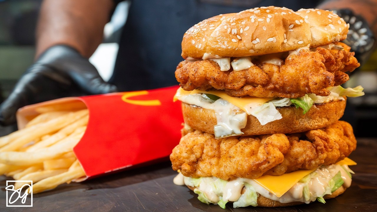 Make a chicken Big Mac at home