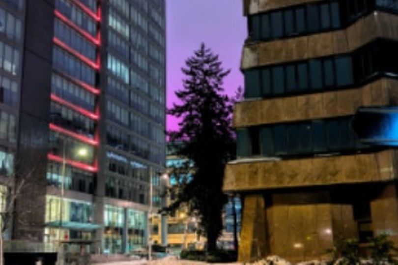 Mystery of purple sky in Birmingham solved as photos of cause revealed