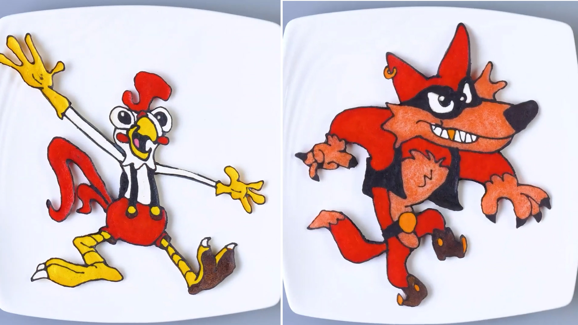 Cartoon Foghorn and red fox cookies for your sweet tooth