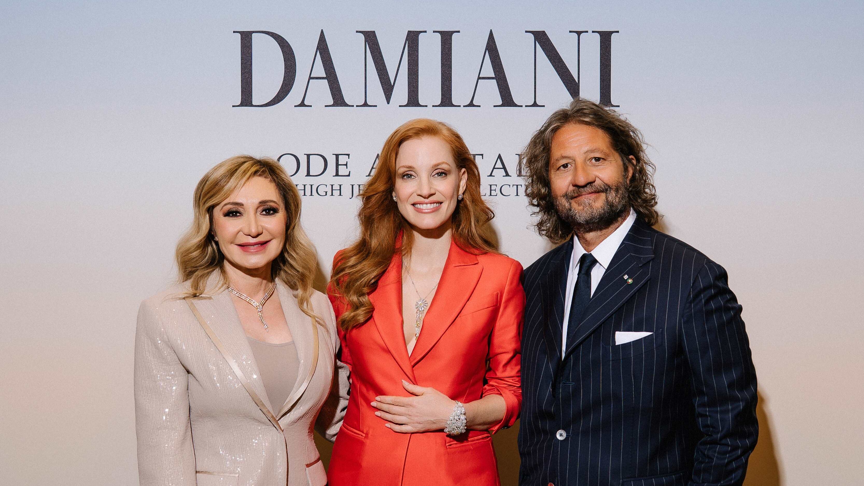 Jessica Chastain opens revamped Damiani jewellery shop in Dubai Mall