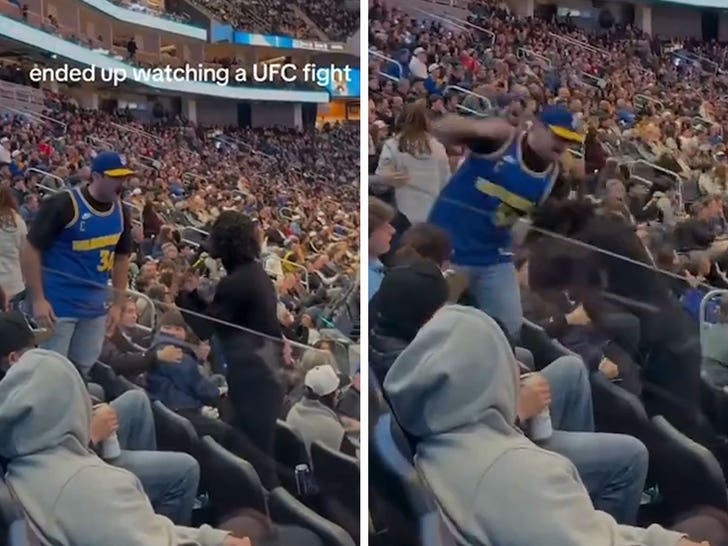 Warriors ban fans after wild brawl in stands during game