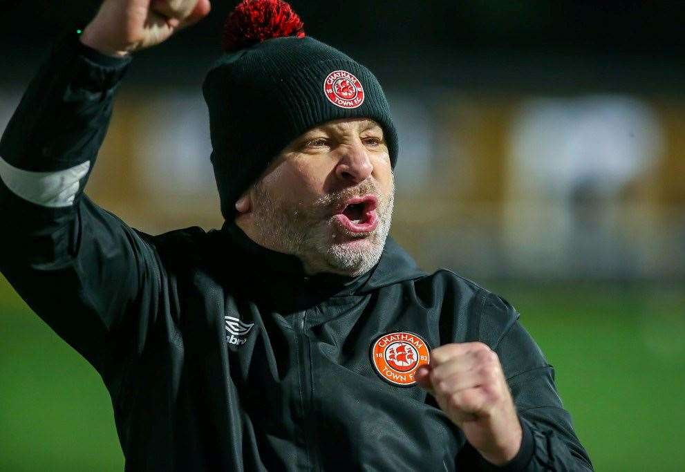 Chatham Town take on Mark Hughes’ Carlisle United at the Bauvill ...