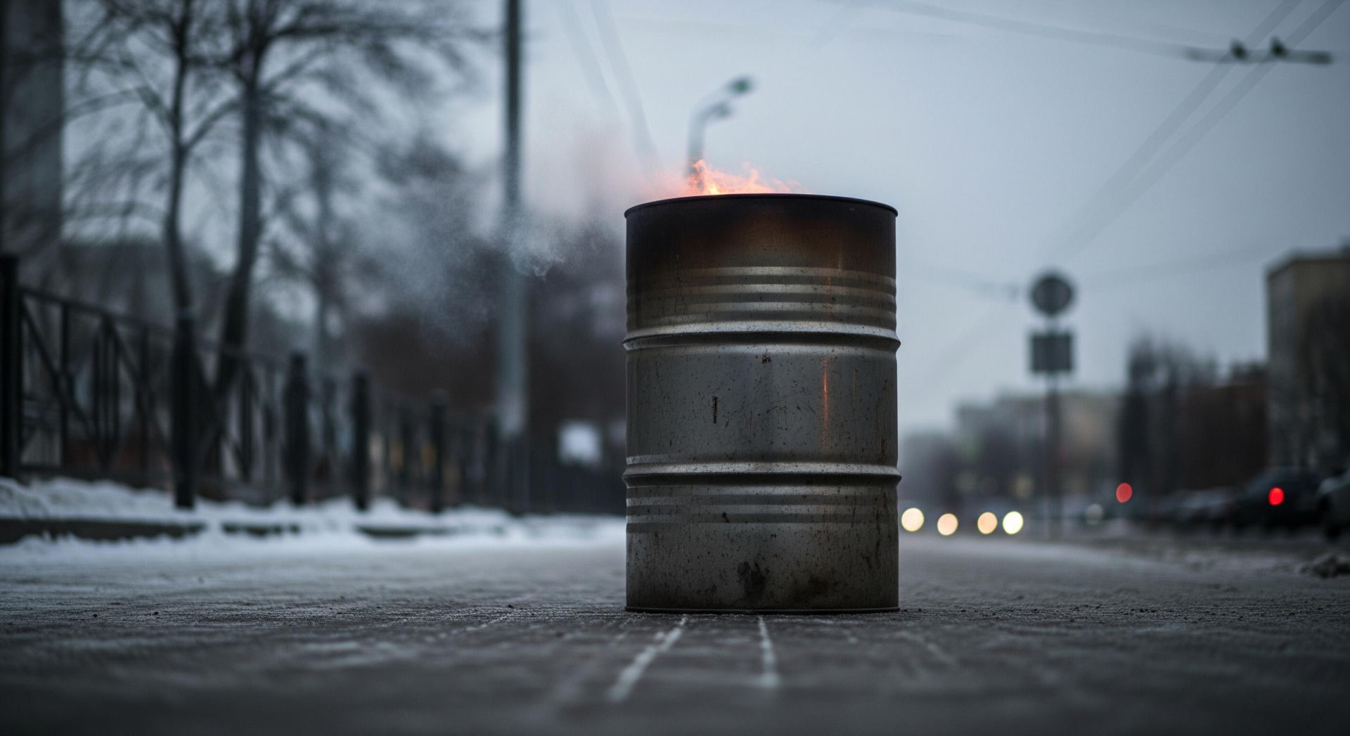 Ciepło w oczekiwaniu na autobus. Koksowniki rozpalone przy przystankach ...