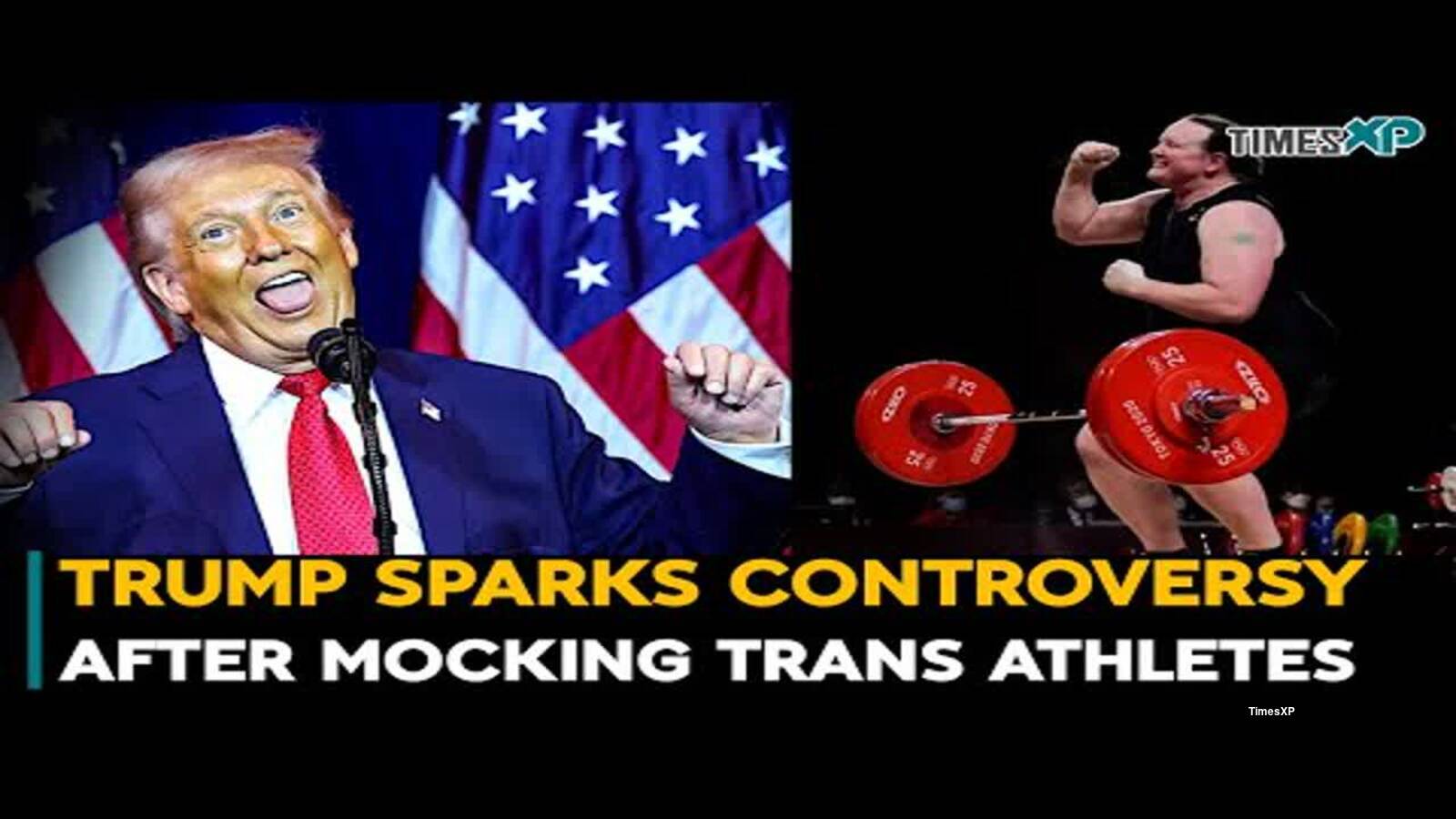 Trump imitates trans athletes, ignites political war in the US
