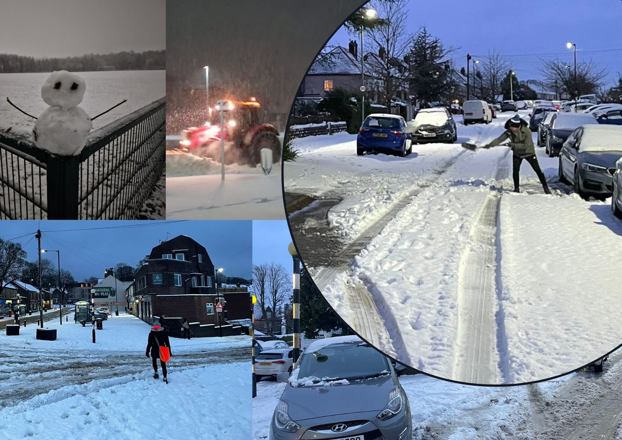 Gallery: Pictures show extent of snowfall across Sheffield in wake of ...