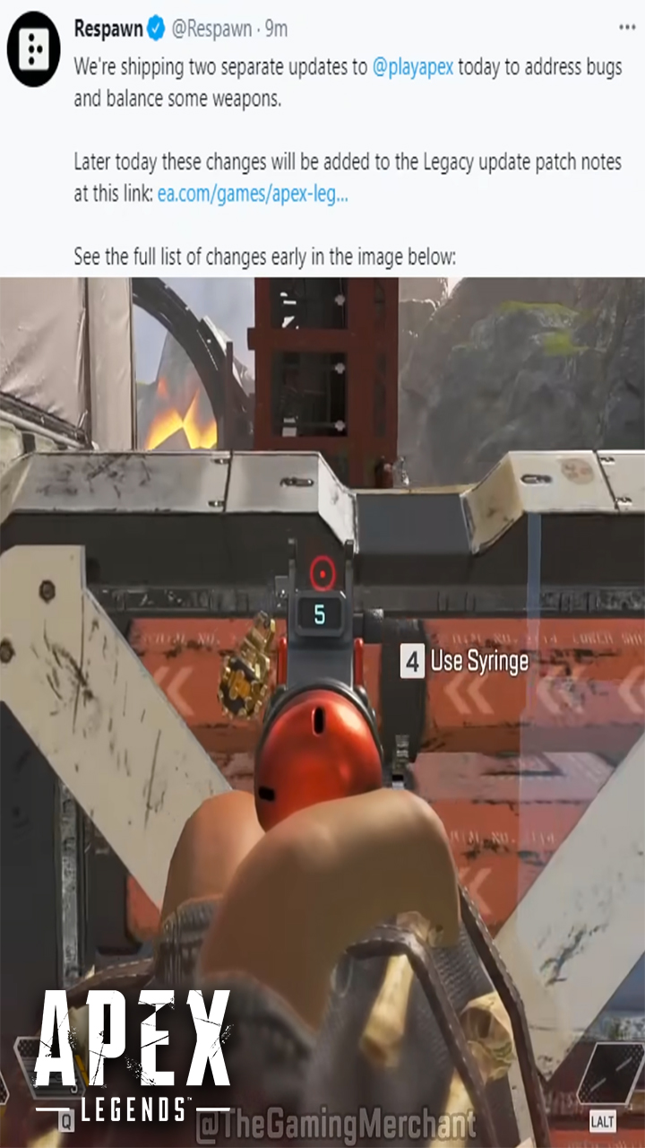 Apex Legends balance update: Bocek and Spitfire nerfs full analysis