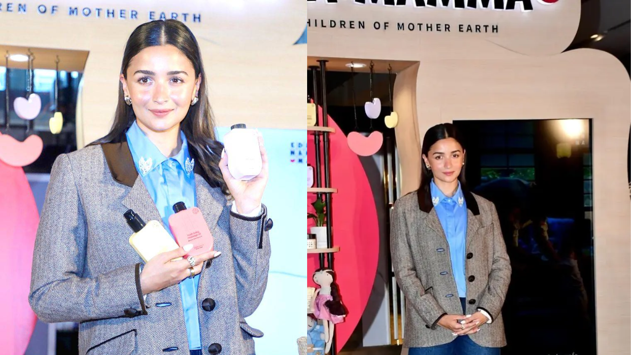Alia Bhatt's serves 'eclectic grandpa' vibe at Ed-a-Mamma event