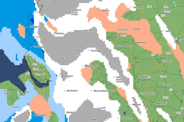 Met Office issues second weather warning for Greater Manchester this ...