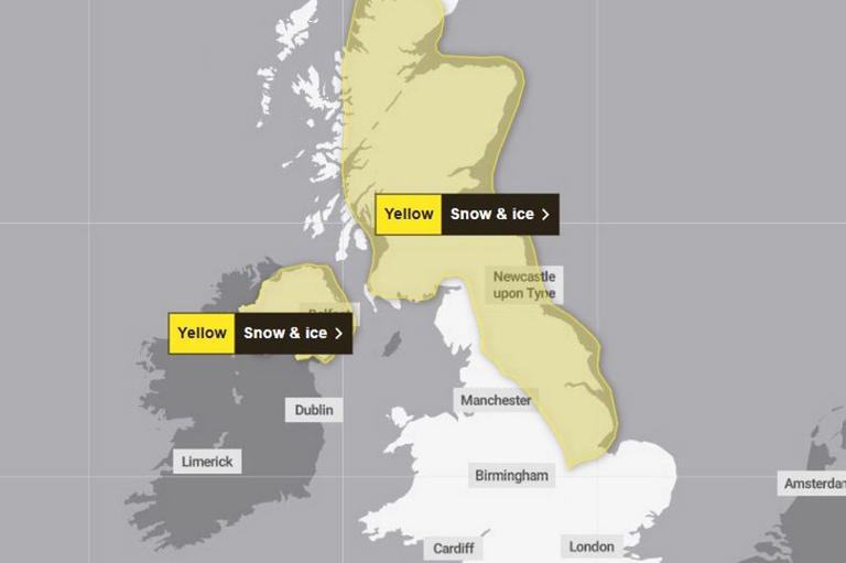 Met Office issues second weather warning for Greater Manchester this ...