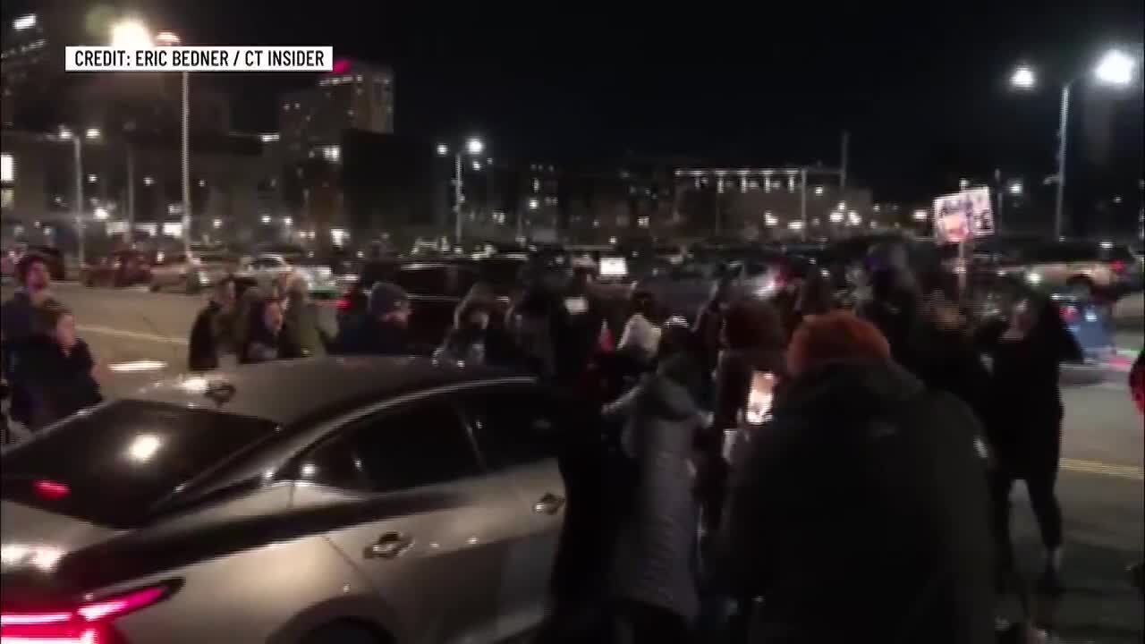 Hartford officials investigate vehicle strikes at ICE protest
