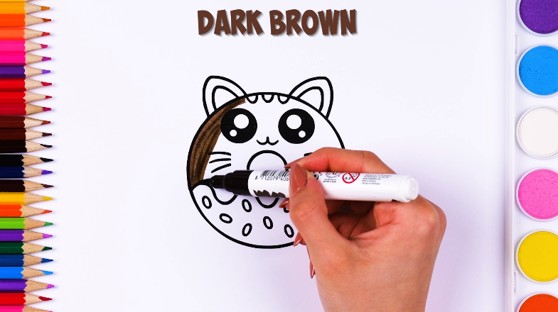 Coloring pages for kids to learn color names