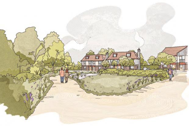 Plans for new road with 28 homes on green space unveiled