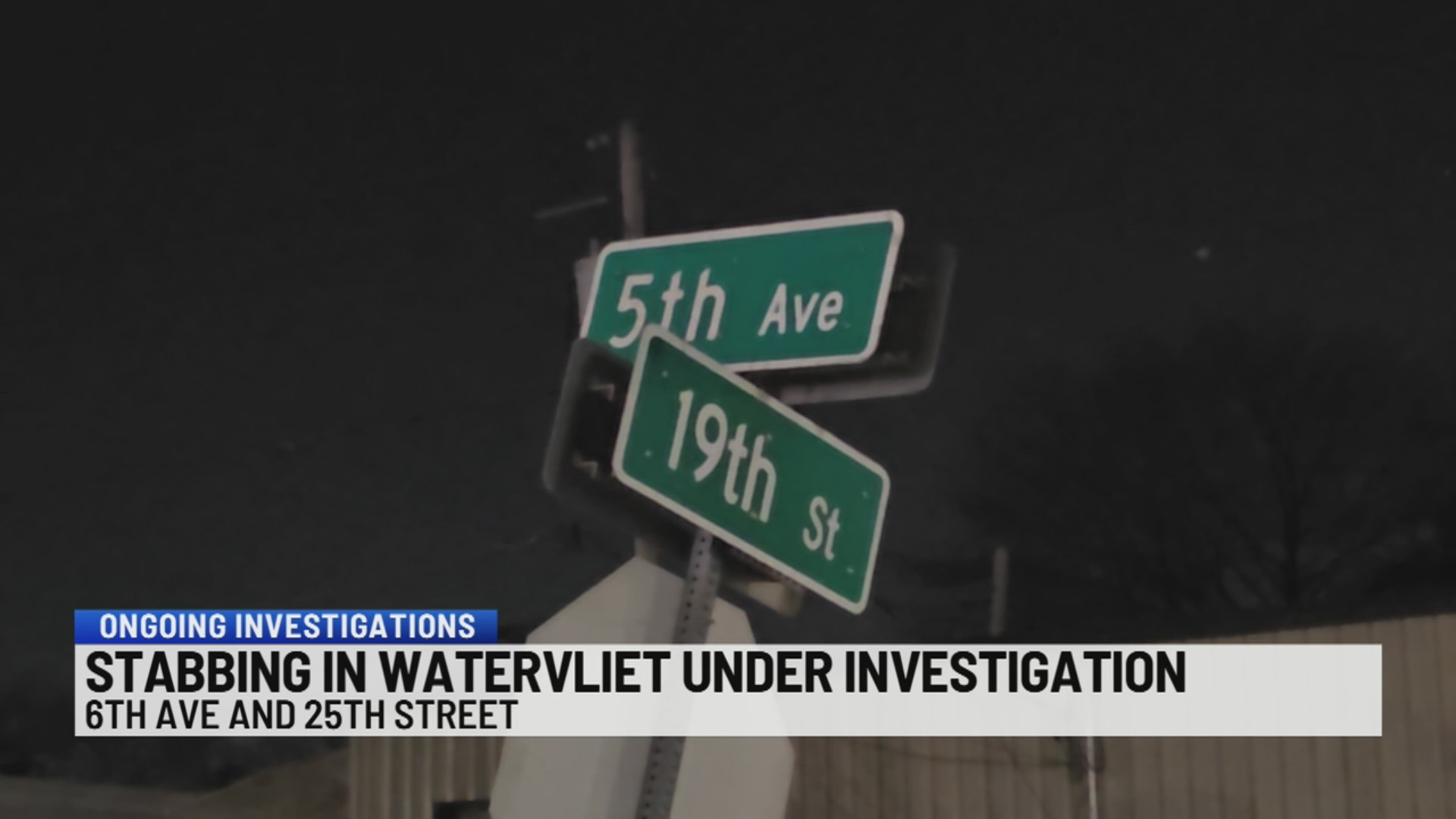 Watervliet stabbing under investigation