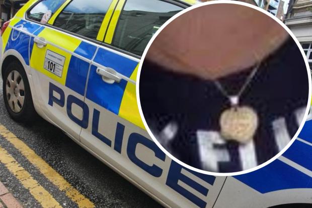 Locket containing sentimental photographs stolen in burglary