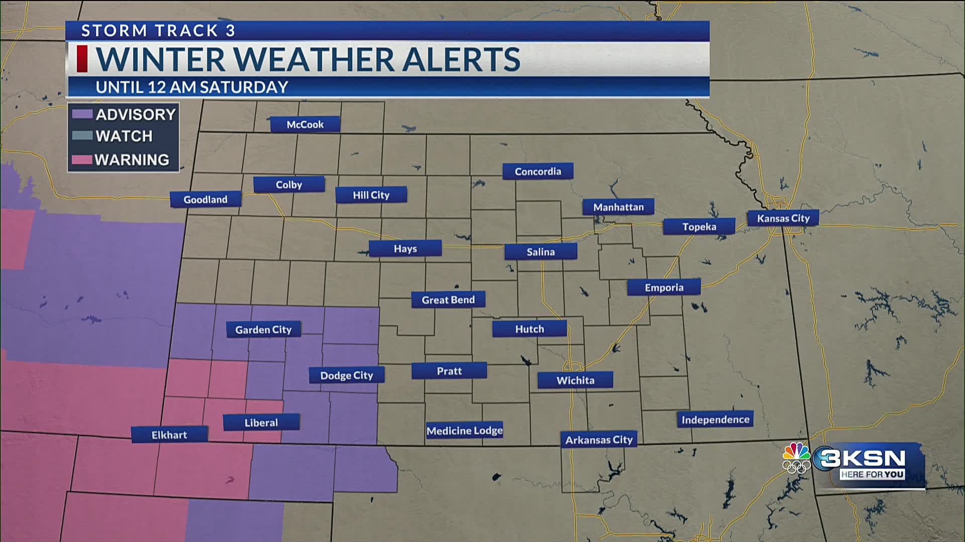 Friday morning forecast
