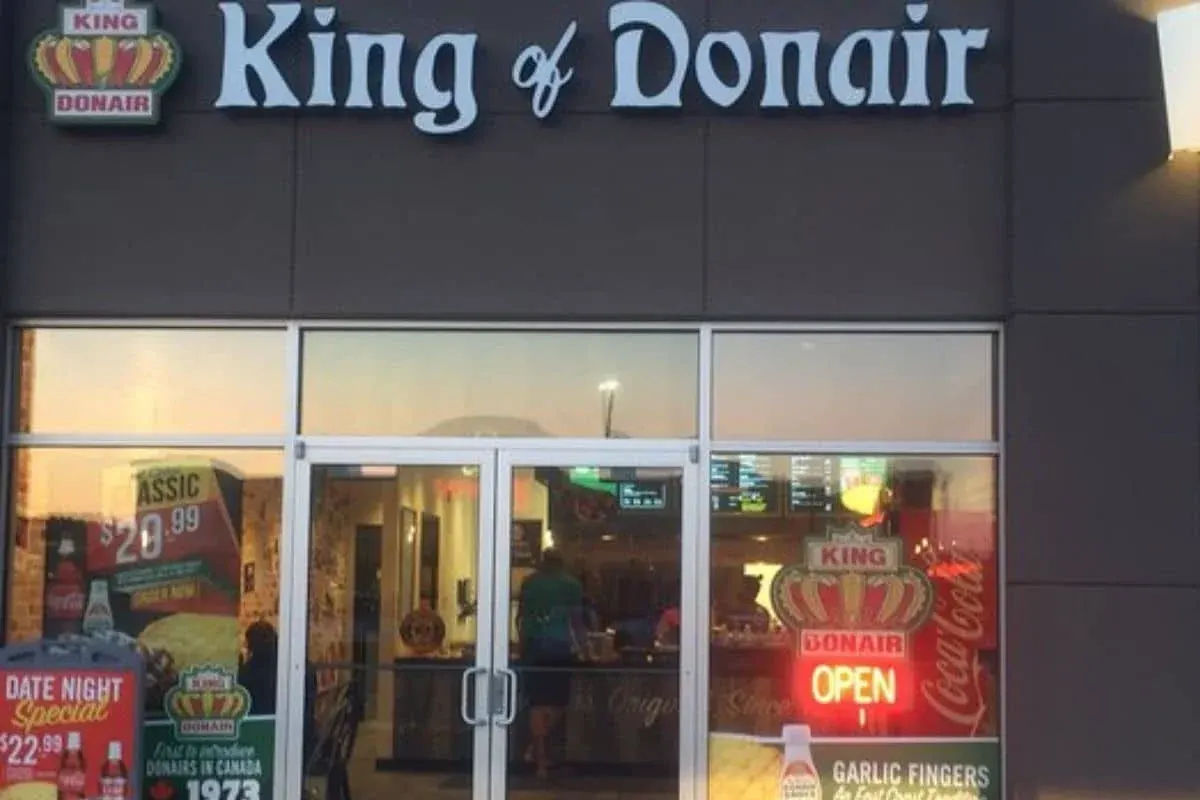 King of Donair menu prices with calories [updated 2026]