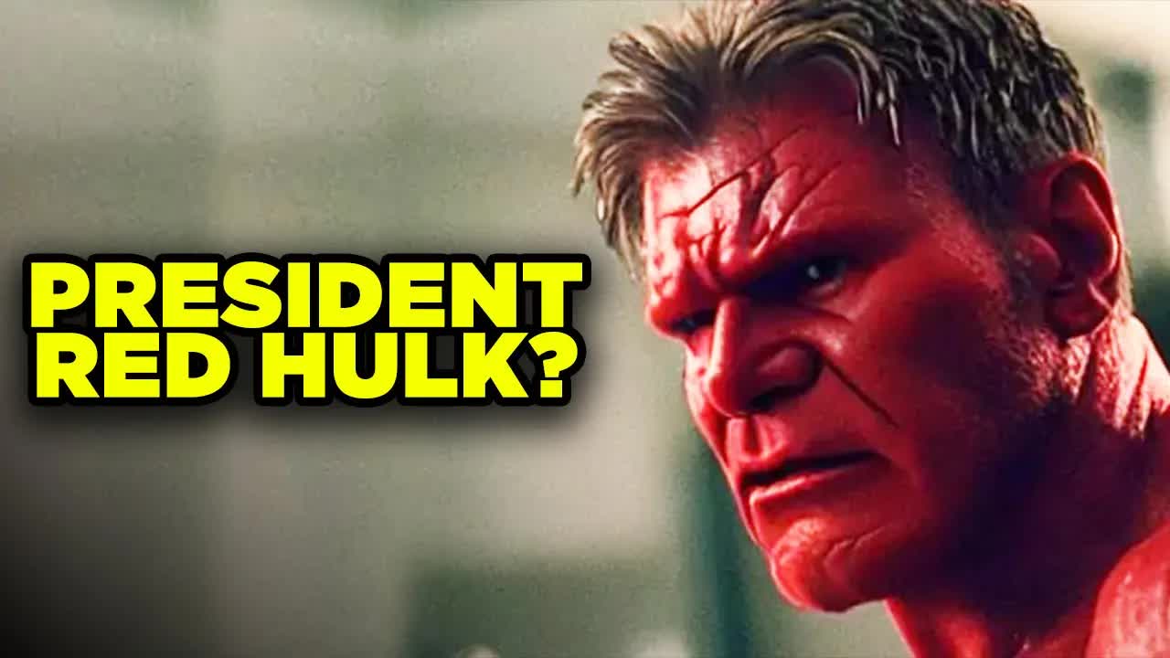 Red Hulk president crisis in Phase 5? Captain America 4 Harrison Ford ...
