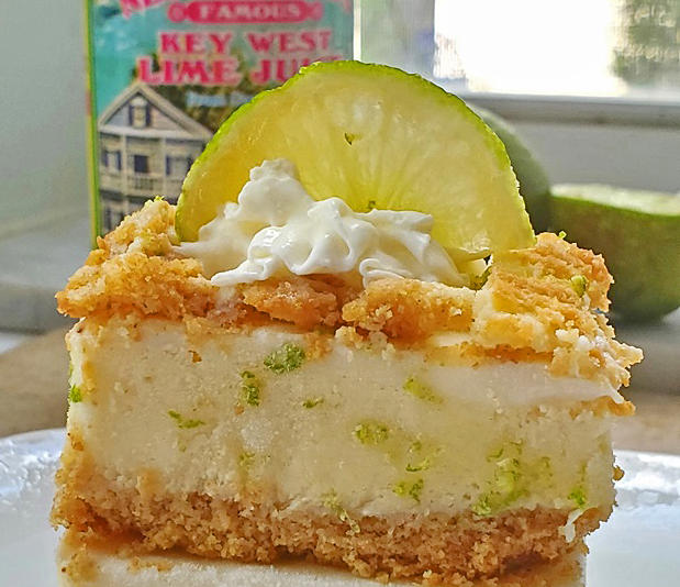 Baked key lime pie