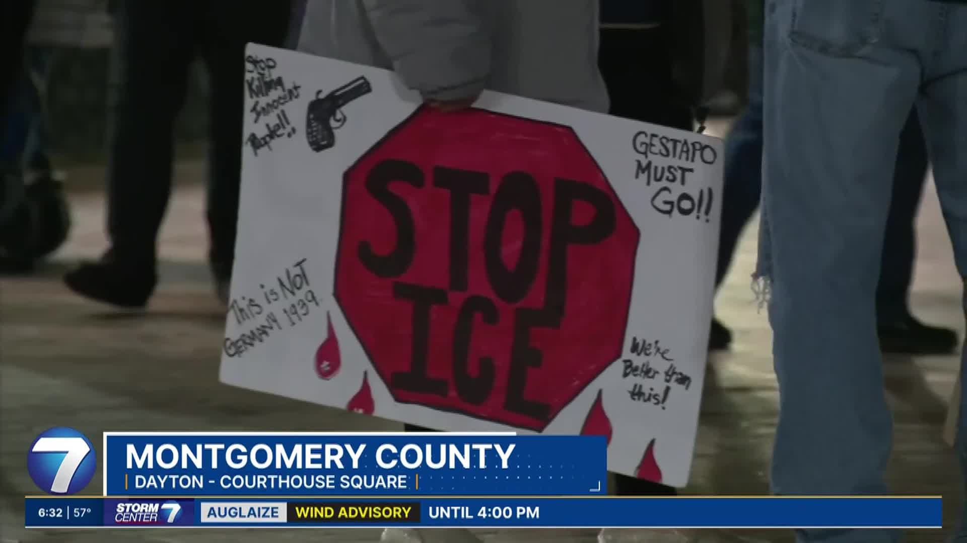 People gather in Dayton after deadly ICE shooting in Minneapolis