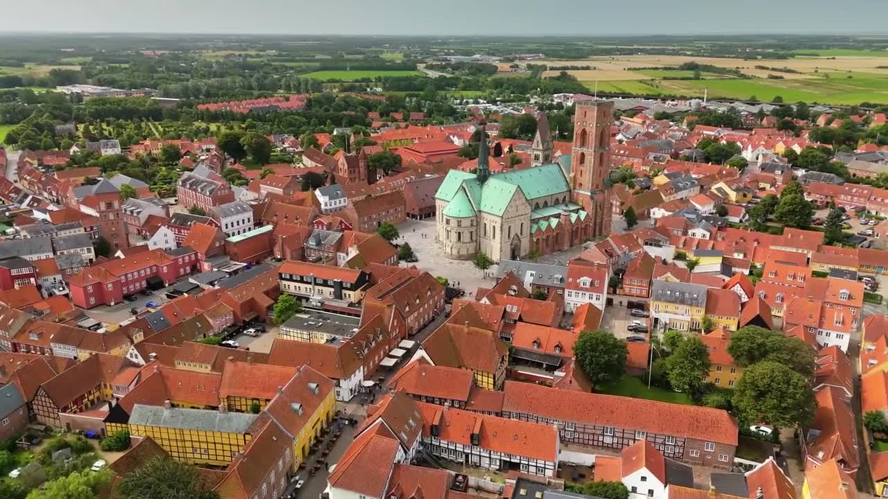 Ribe, Denmark: Drone views of medieval majesty