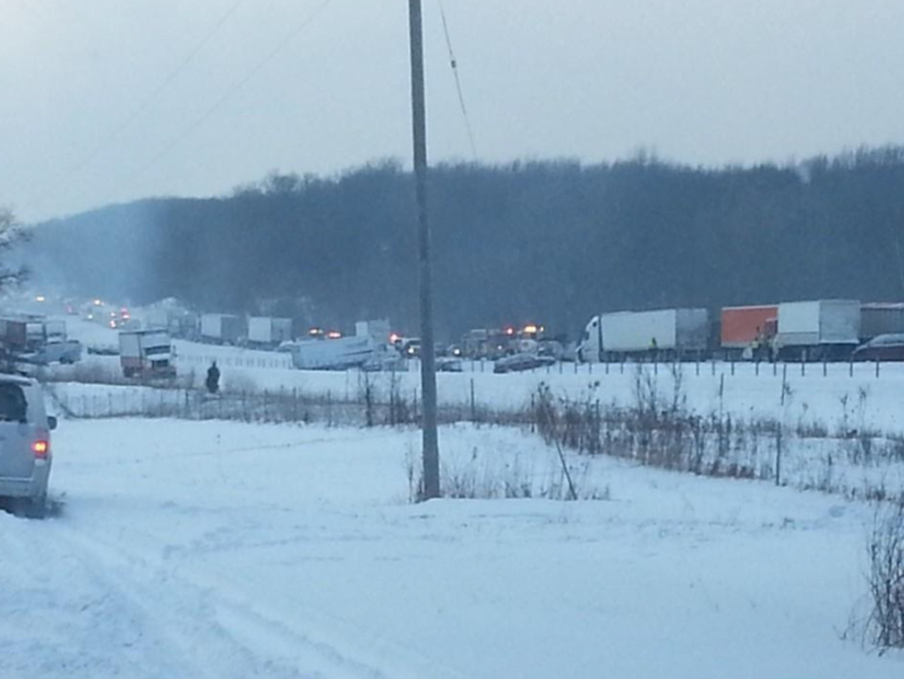 The 193-vehicle pileup that caused 40,000 lbs. of fireworks to explode