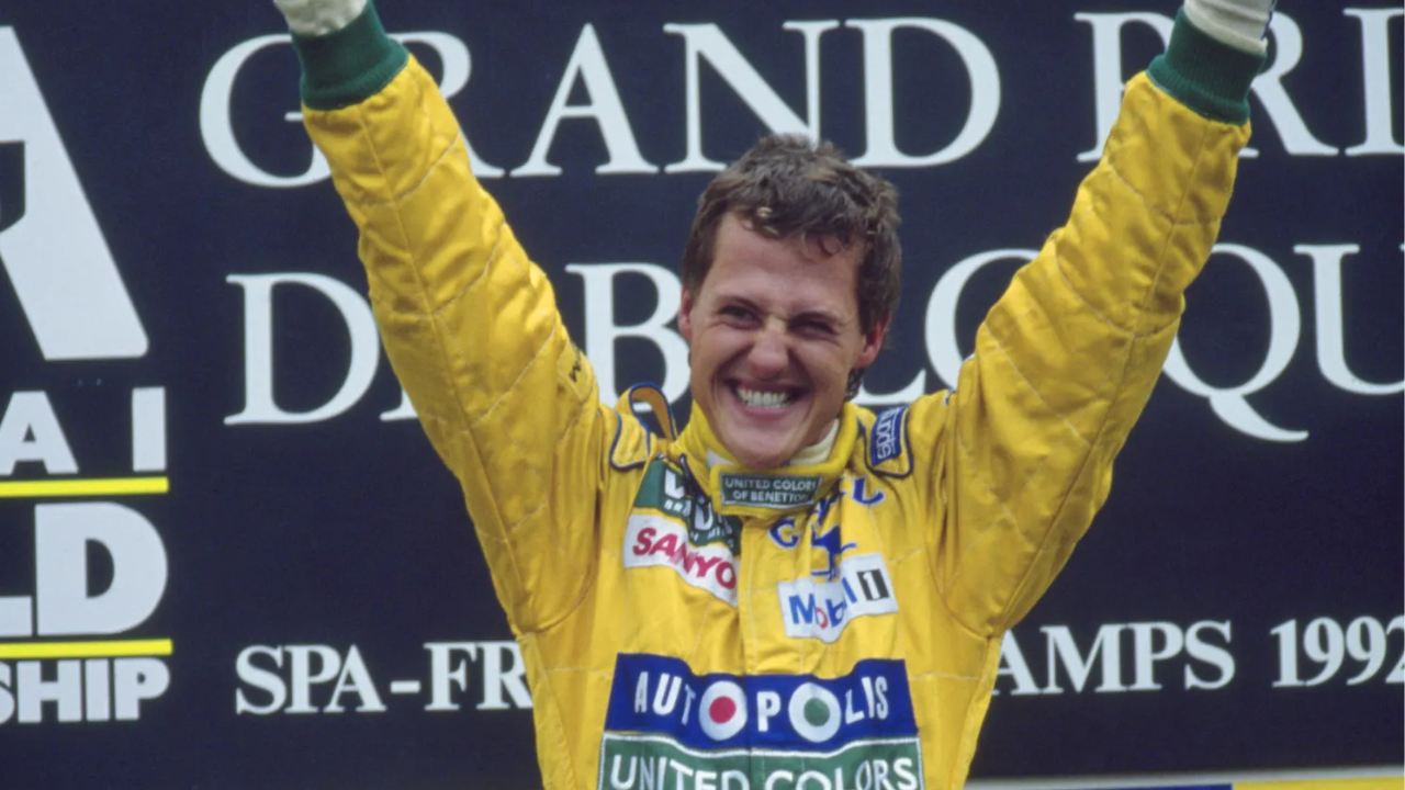 Michael Schumacher’s first F1 race-winning car goes under the hammer ...