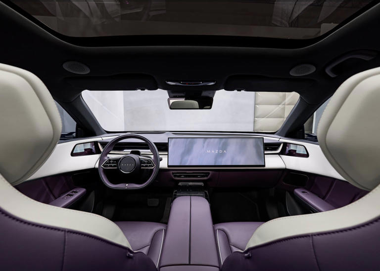 Mazda takes covers off CX-6e electric SUV at Brussels Motor Show