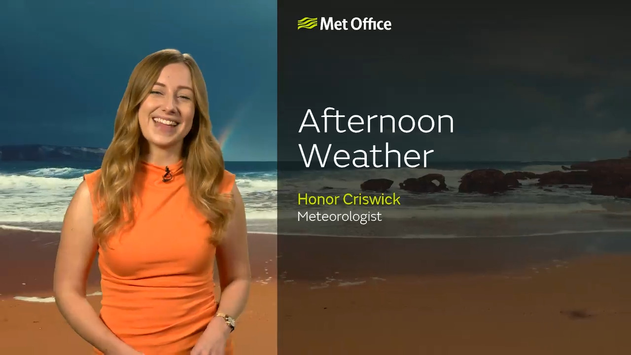 Met Office Thursday afternoon weather forecast 30/10/2025