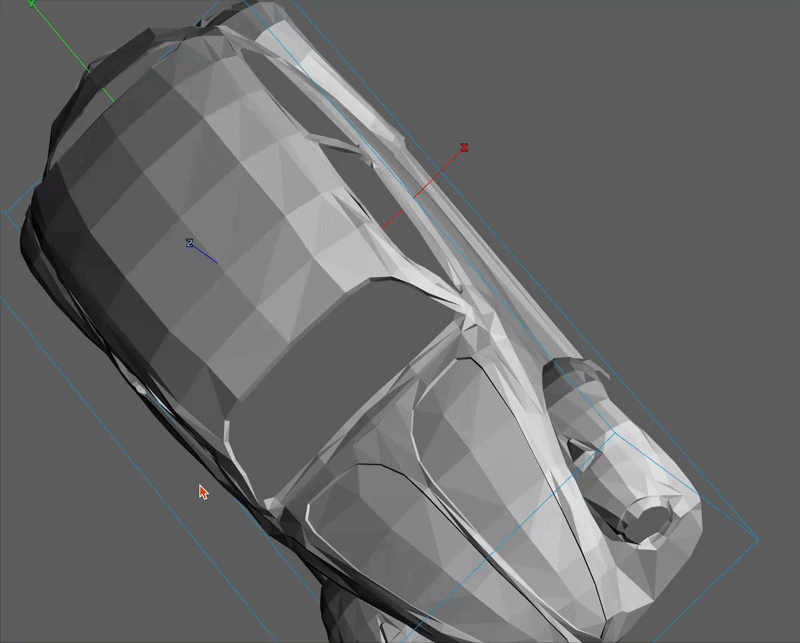 This is the first real world 3D object ever scanned: A VW Beetle