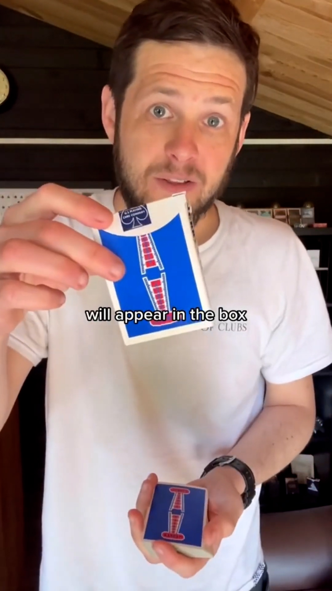 This card’s partner appears in the box