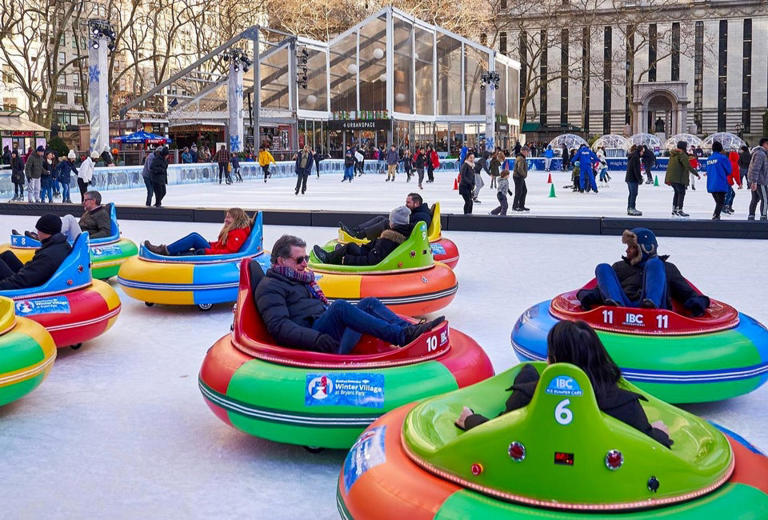 Bumper cars on ice and more things to do in NYC this weekend with kids