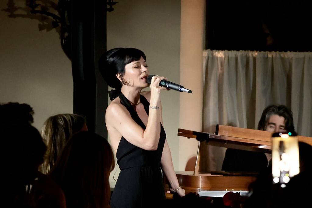 Lily Allen debuts 'West End Girl' songs live at Chanel launch party
