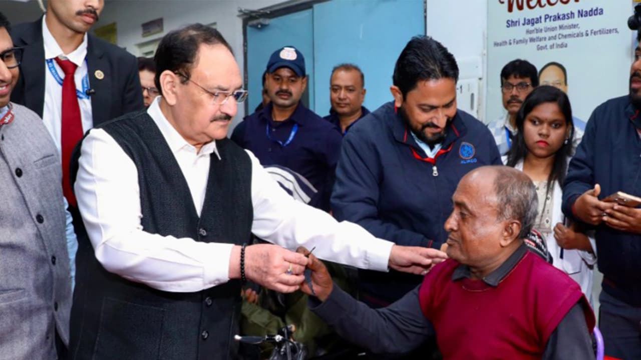 JP Nadda visits AIIMS Kalyani, inaugurates advanced medical facilities