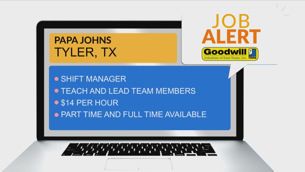 Job alert: Shift manager wanted at Papa John's in Tyler