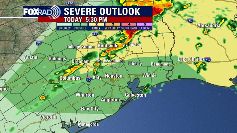 Houston weather: Strong storms for Friday, FOX 26 storm alert