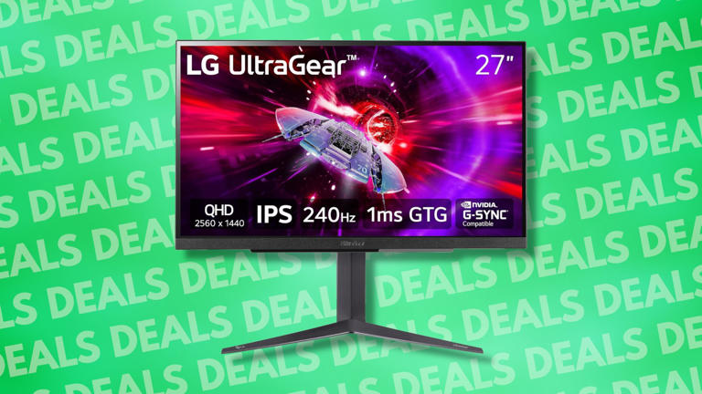 LG’s 27-inch 1440p 240Hz monitor is a whopping 45% off on Amazon