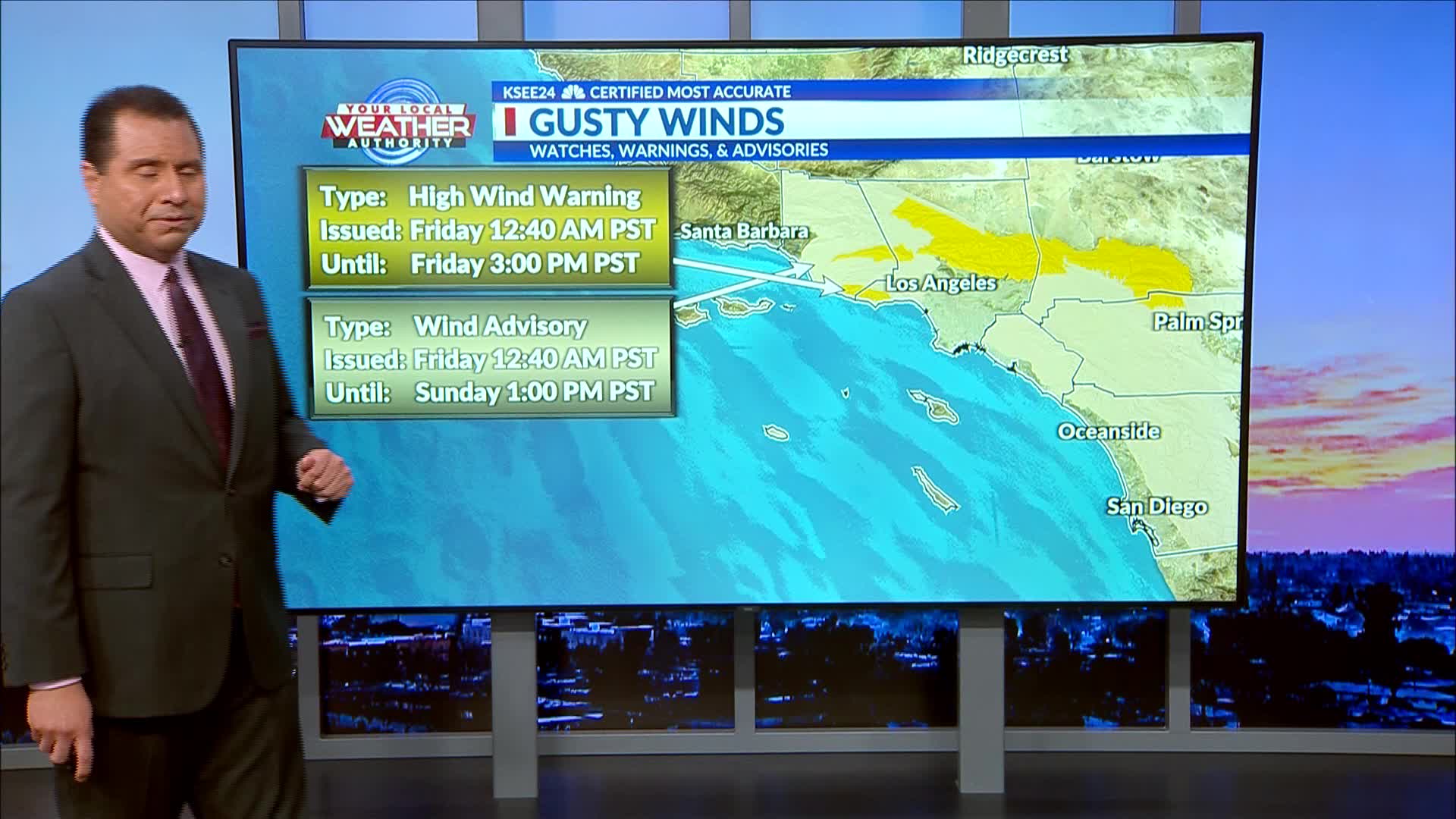 Friday coast forecast