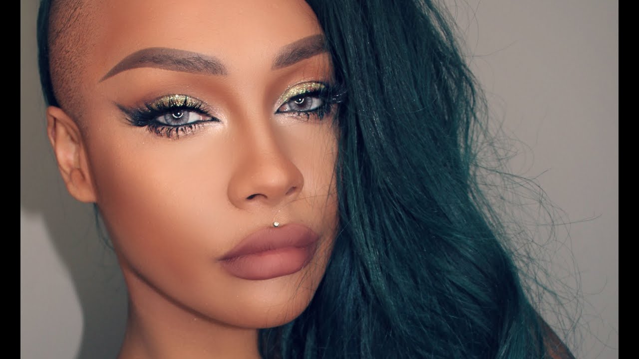 Gold green and smokey liner tips