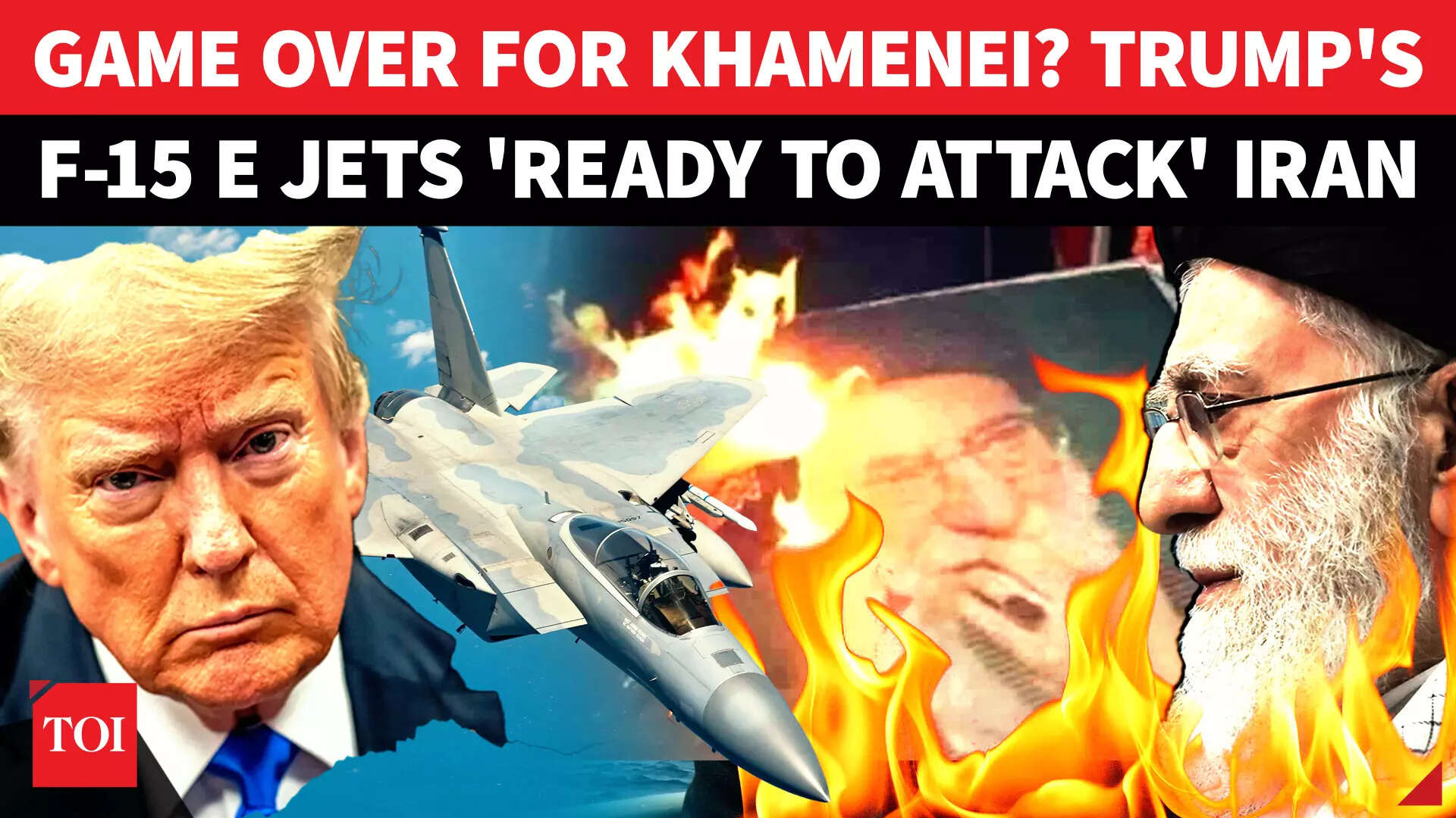 'Death To Dictator': Trump Puts Khamenei On Notice, US Military Readies ...