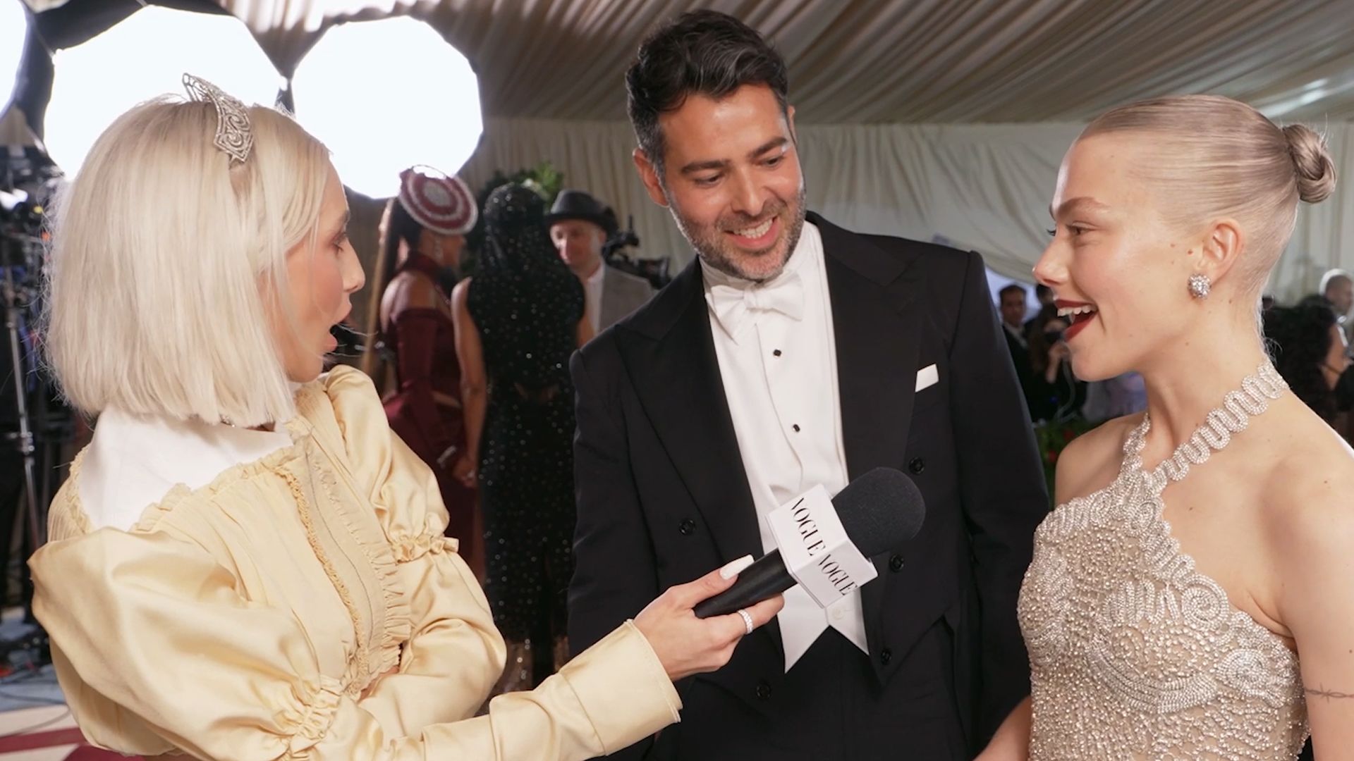 Phoebe Bridgers on her crystal-embroidered dress