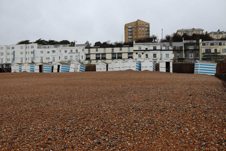 In pictures: The after effects of Storm Goretti on Hastings seafront