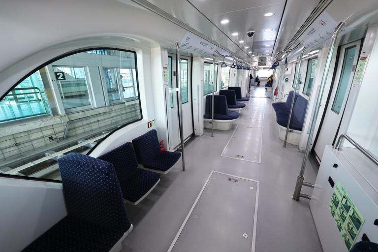 Incheon's 450 billion won maglev train struggles with empty rides