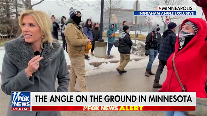 Fox News host moans about being given the finger at anti-ICE protest