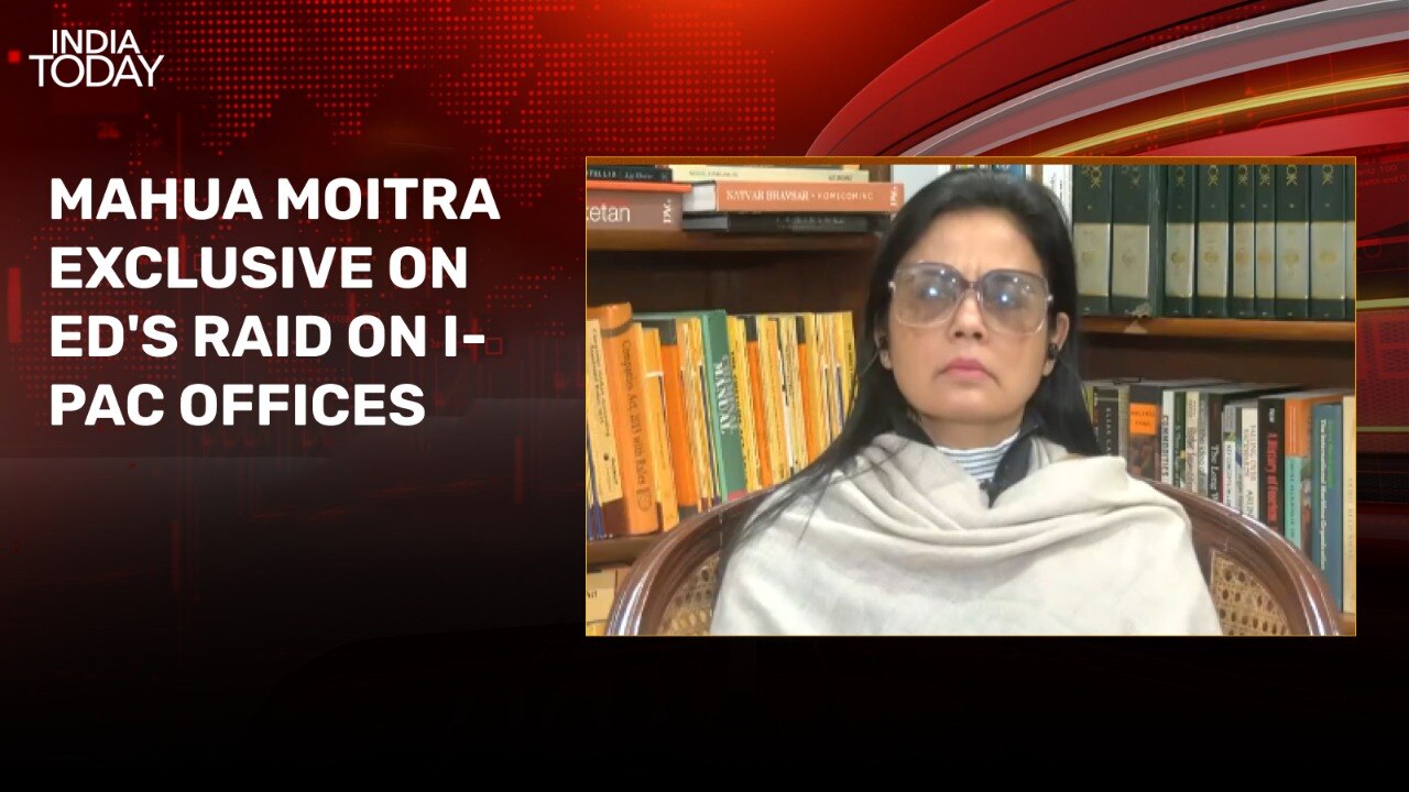 'Political espionage': Mahua Moitra slams ED raid on I-PAC offices