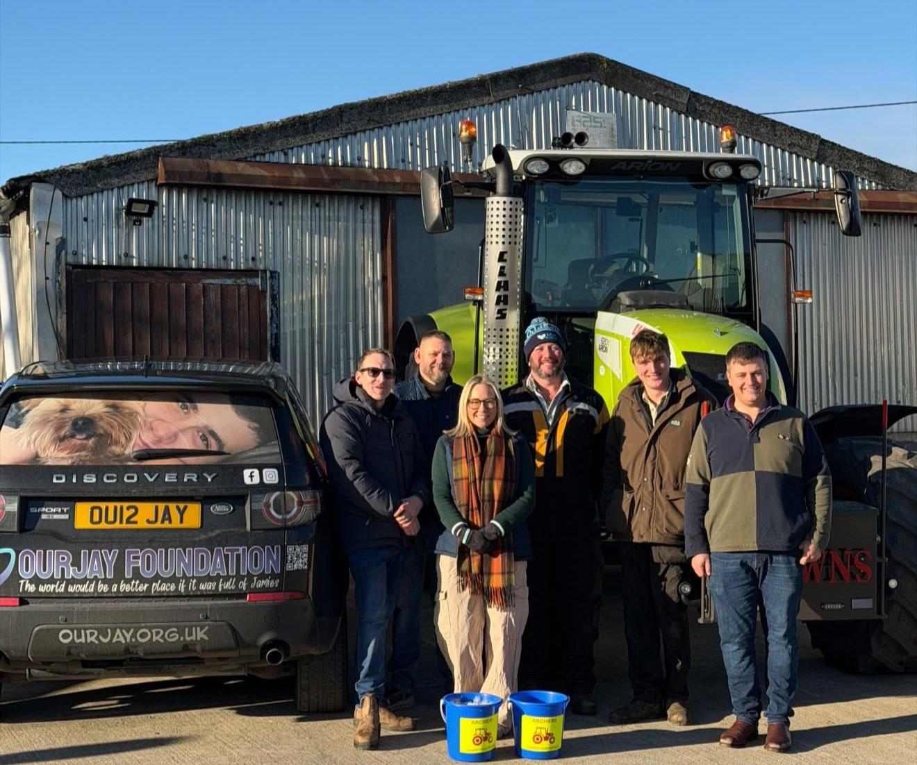 Festive tractor convoy raises more than £12,000 for life-saving Rugby ...