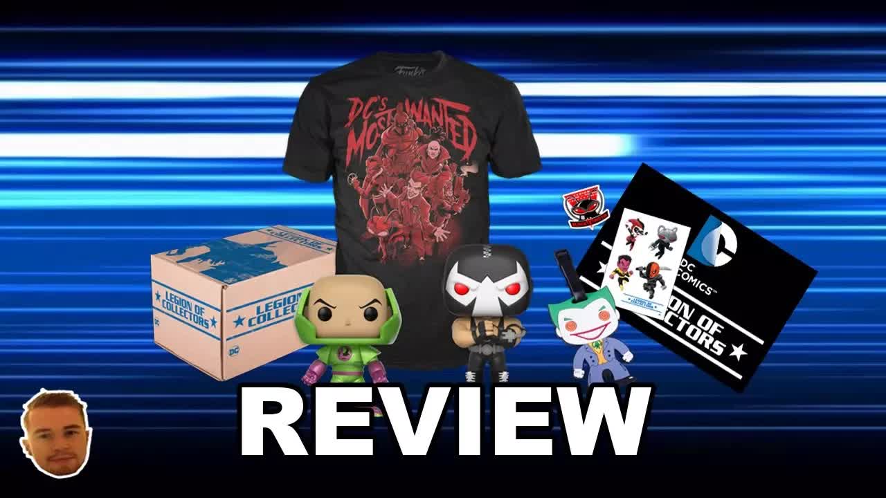 DC Legion of Collectors most wanted box unboxing UK review with Bane ...